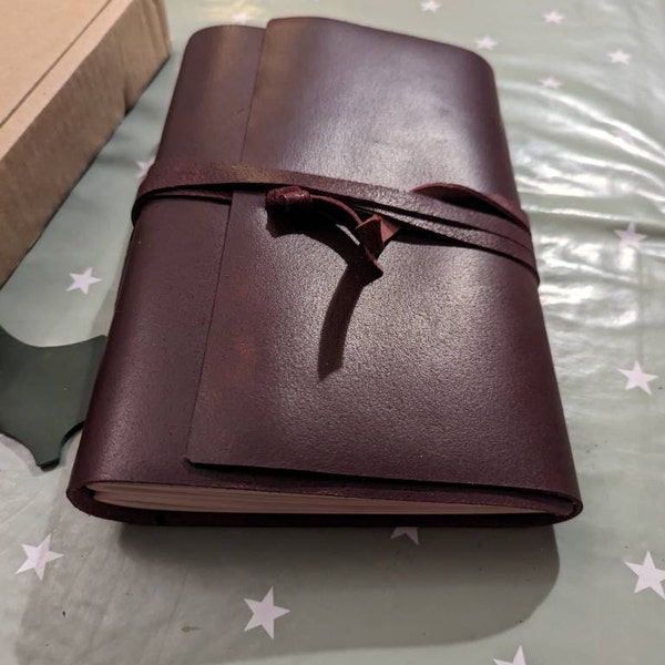 Make Your Own Leather Journal Kit, A6, A5 & A4. DIY Leather Craft ...