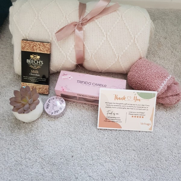 Hygge Comfort Gift Basket, Premium Gift Box for Men & Women With Cosy ...