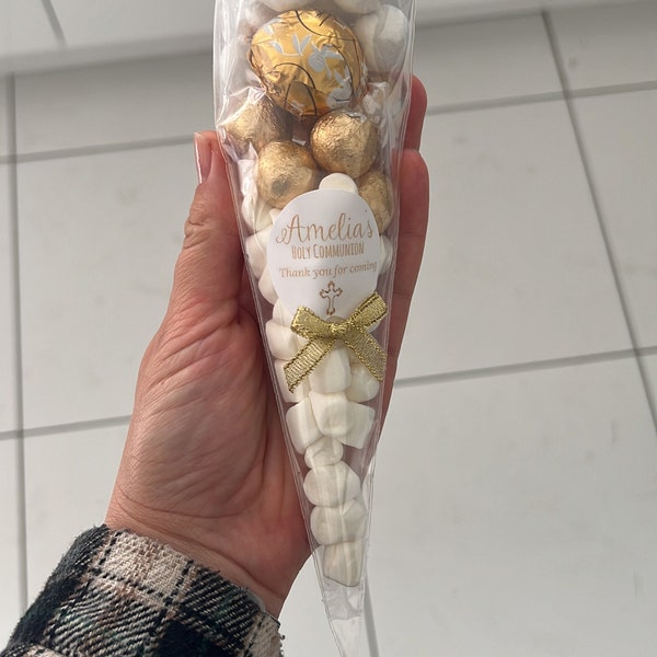 Luxury Lindor / Ferrero Rocher Gold, Silver, Pink or Blue Sweet Cone ...