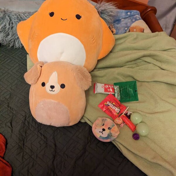 Squishmallow Mystery Box Gift and Snack Bundle | 11 Inch Squishmallows ...