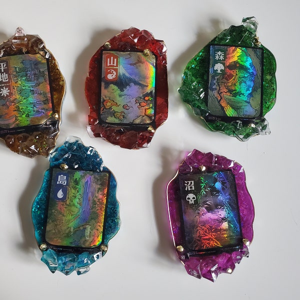 Aurora Borealis Magnets/mini Paintings - Etsy