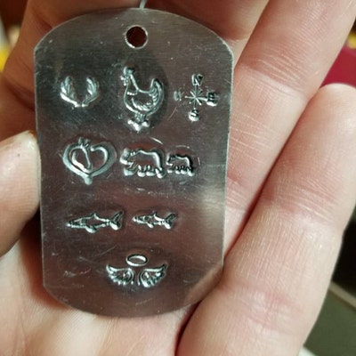 Brand New 8mm Mother Hen chicken Metal Design Stamp Metal Stamp Metal ...