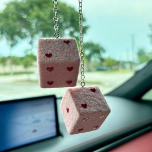 Dolphin Fuzzy Mirror Hangers Solid Maple New Product Car or Truck Hand ...