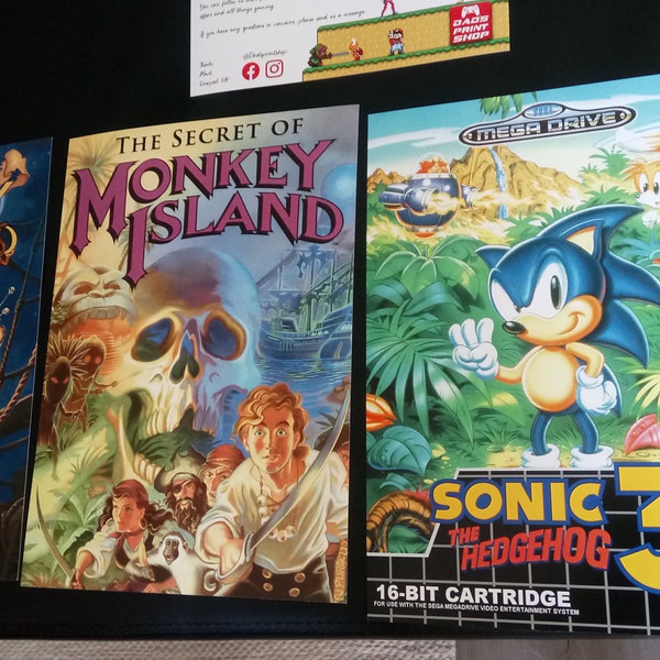 Sega Mega Drive Box Art A4 Posters (297x210mm) - Etsy Canada