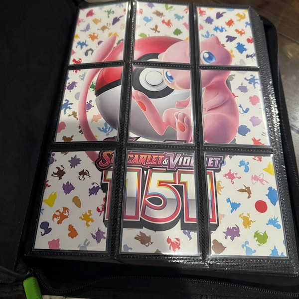 12 Pocket Pokémon 151 | Pokémon Set Dividers for Binder - Etsy