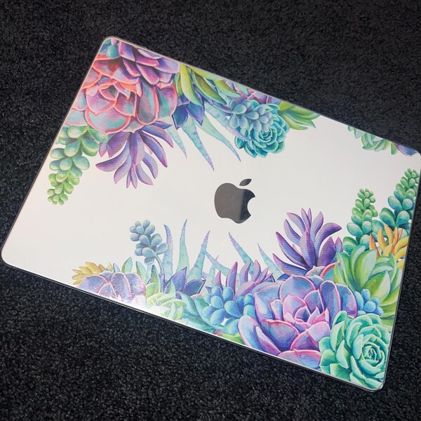 Custom MacBook Skin 15 Inch Laptop Cover Marble Decal 16 M2 M3 M4 Pro ...