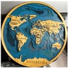 6 Layer 3D Map of the World, Multi -layer Panel,laser Cut File. 3D Wood ...