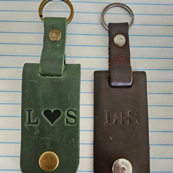 Leather Photo Keychain, Custom Boyfriend Gift, Anniversary Gifts for ...