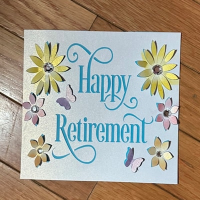 SVG: 3D/ pop Up Happy Retirement Card Digital Download. Happy ...