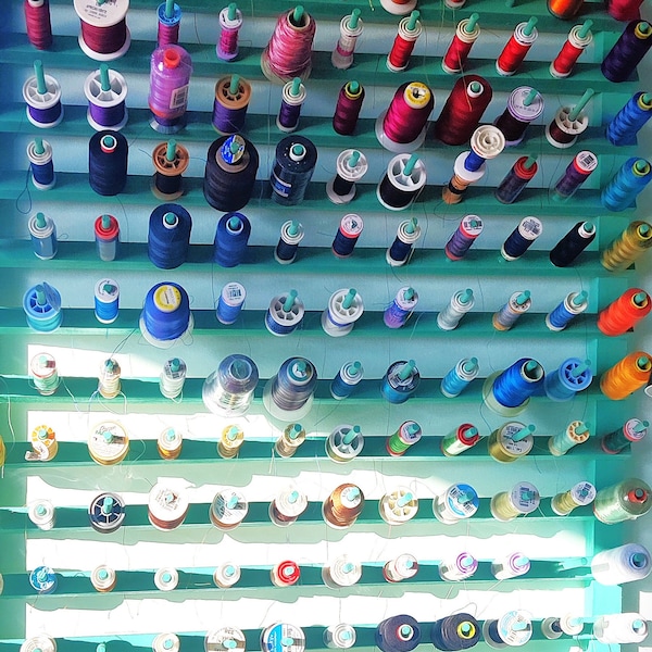 192 Spool Thread Rack 2 Inch Spacing-thread Organization, Thread ...