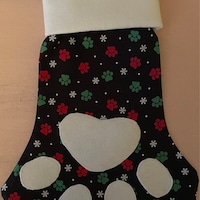 Animal Paw Stocking Sewing Pattern & Tutorial | Christmas | Holiday ...