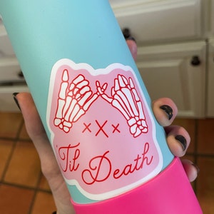 CUSTOM 'til Death Sticker Wedding Favors Takeaways for | Etsy