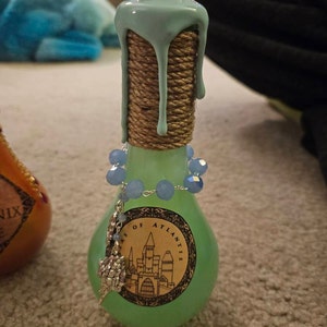 Powdered Moonstone & Sunstone Magical Apothecary Potion Bottle Witch ...