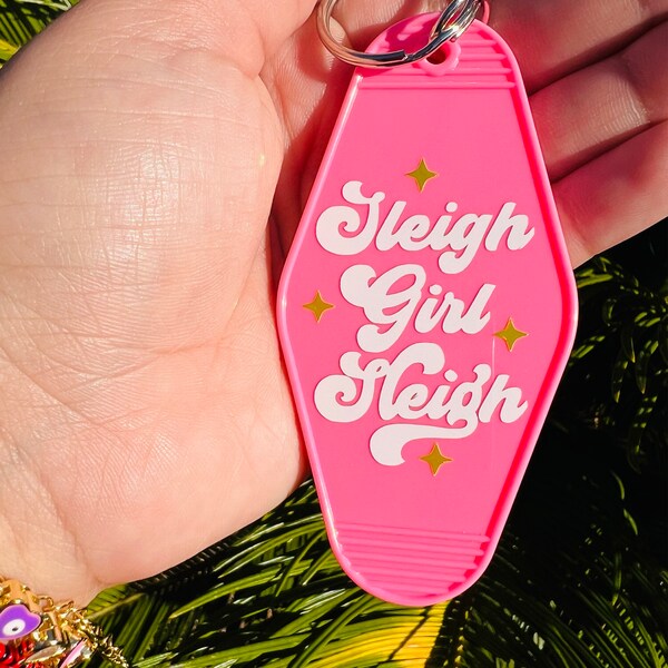 Christmas Keychain SVG Motel Keychain SVG Retro Christmas SVG Vintage ...