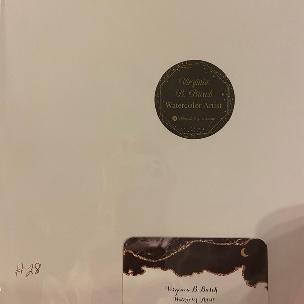 Personalized Metallic Gold Stickers 100% Waterproof, Custom Gold Label ...