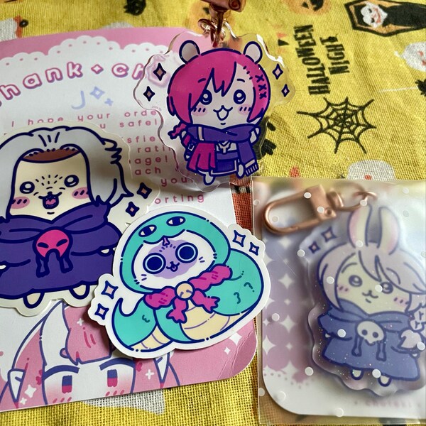 Chiikawa X FFXIV Acrylic Charms - Etsy