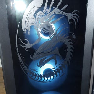 Xenomorph Abnormity Predator Alien -for-tat Silhouette Style Car ...