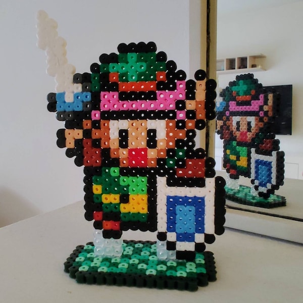 Derp Pokémon Made From Iron Beads, Perler Nintendo Videogames Bulbasaur ...