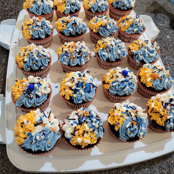 Super Mario Bros Cupcake Toppers Mario & Luigi Cupcake Rings, Cake ...