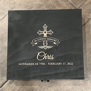 Memorial Gift Box, Memorial Gifts, Memory Box, Memorial Keepsake ...