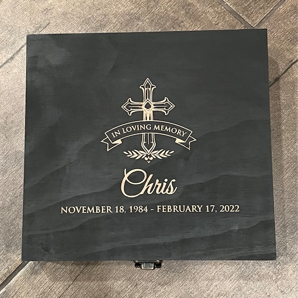Memorial Gift Box, Memorial Gifts, Memory Box, Memorial Keepsake ...