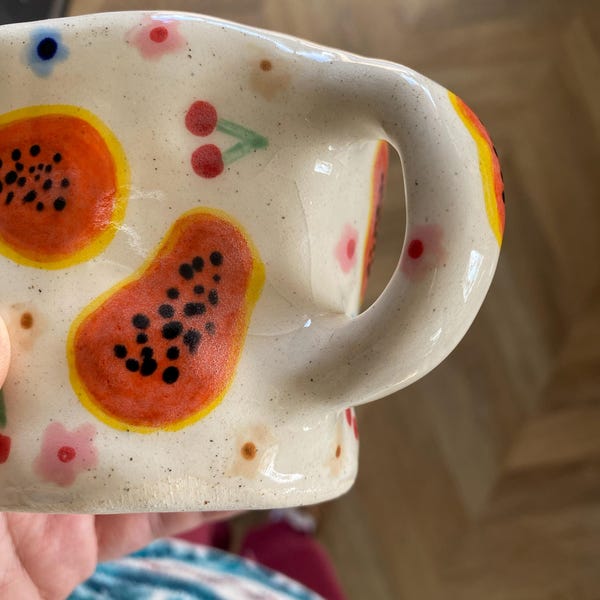 PREORDER: Custom Ceramic Pottery Handmade Mug-cute Aesthetic Mug-mugs ...