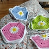 Hexadaisy Crochet Blanket Pattern US & UK Terms PDF Digital Download ...