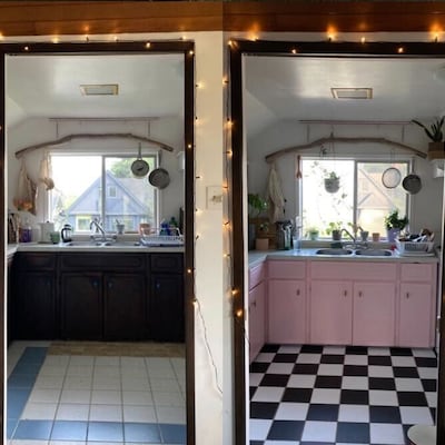 Hexagon Tokyo Tile Wall Stair Floor Self Adhesive Vinyl Stickers ...