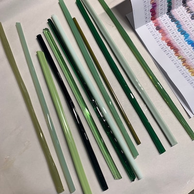 1 Lb. Devardi Glass Rods Lampworking Glass Blowing COE 104 Sampler - Etsy