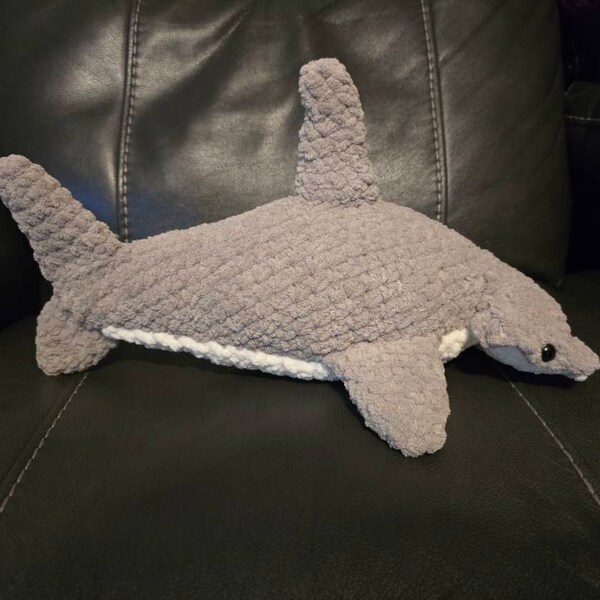 PATTERN: Plush Hector the Hammerhead Shark Pattern Amigurumi Hammerhead ...