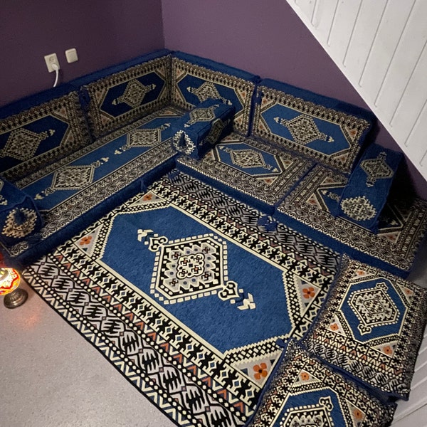 8'' L Shaped Arabic Floor Seating Sofa Set,l Shaped Bench,l Shaped ...