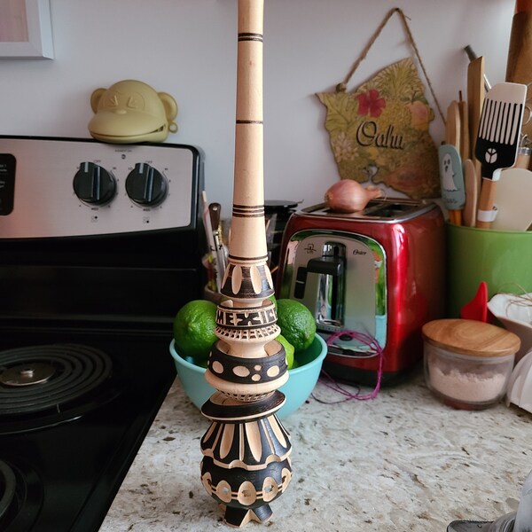 Mexican Molinillo – Wooden Whisk for Hot Chocolate & Traditional ...