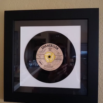 45 Rpm Record Picture Frame Displays Sleeve and 7 Vinyl - Etsy