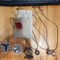 Small Werewolf Auspice Antler Slice Pendants - Etsy Canada