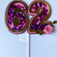 Shaker Numbers Svg Cake Topper SVG Shaker Cake Topper Svg - Etsy UK