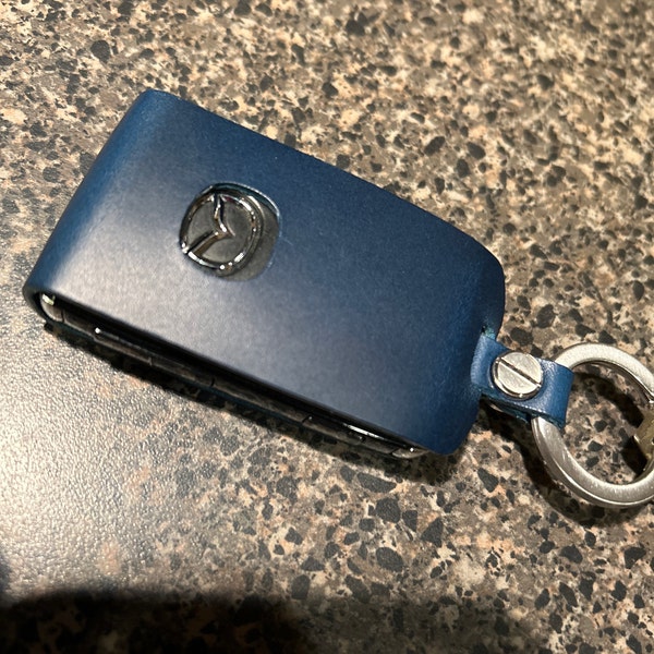 Mazda Series Leather Key Fob Cover Mazda 3, CX-30, CX-5, Mazda 6 - Key ...