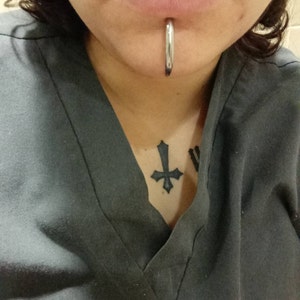 Prince Albert Curved Bar Piercing 4g 5mm Prince Albert Large Gauge 10mm ...