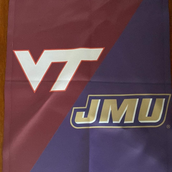 Custom House Divided Flag - College Sports Yard Flag - Double Sided ...