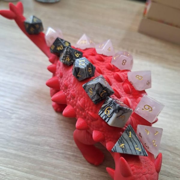 Angus the Ankylosaurus Dino Dice Holder | Dungeons and Dragons Dice ...