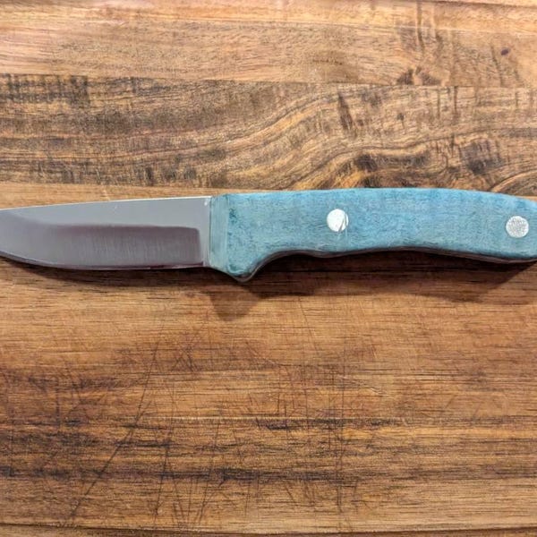 Cheese Burl, Curly Maple, and Walnut Combination Knife Scales - S-348 ...