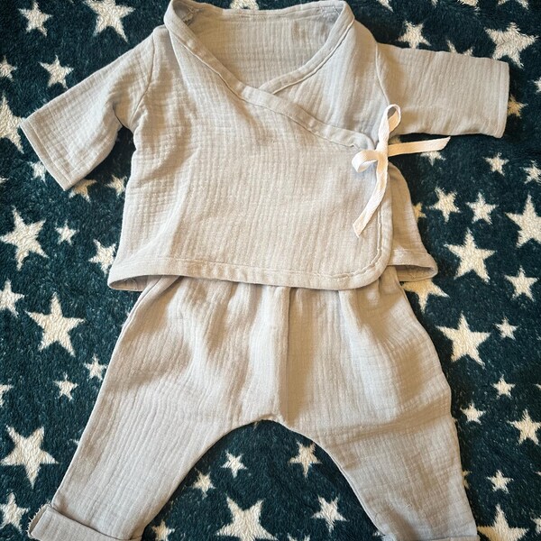 Muslin Top and Pants Set Sewing Pattern, PDF Instant Download, Boho ...