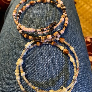 2 Bracelets Ghost Bead Jewellery Protection From Evil | Etsy