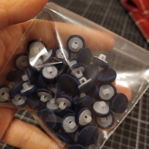 Navy Blue Wedding Buttons Navy Blue Satin Buttons Fabric Covered Blue ...