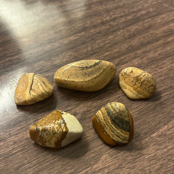 Picture Jasper Tumbled Gemstones-jasper Tumbled Stones-tumbled Stones ...