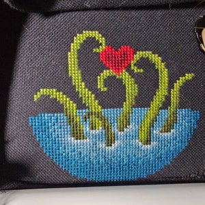 Kraken Valentine Cross Stitch Pattern Heart and Kraken PDF - Etsy