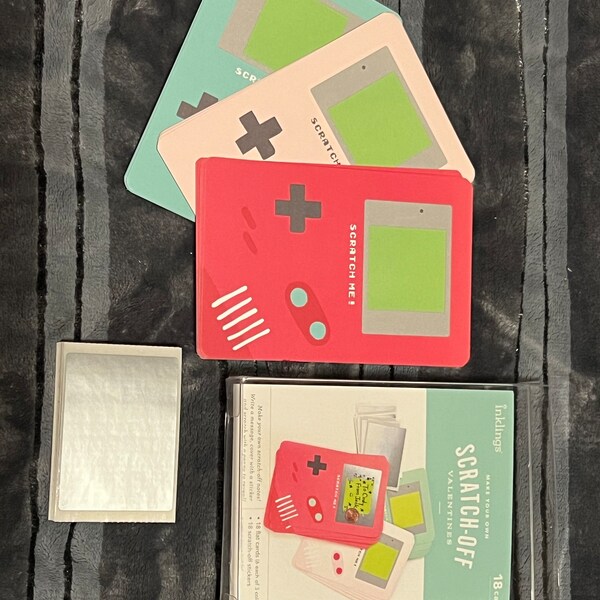 Scratch-off Valentines // 18 DIY Gamer Valentines, Cool Valentines ...