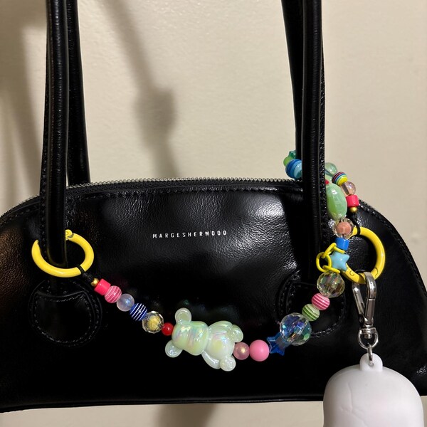 Adorable Happy Face Bag Charm, Multicolored Smiling Face Purse Charm ...