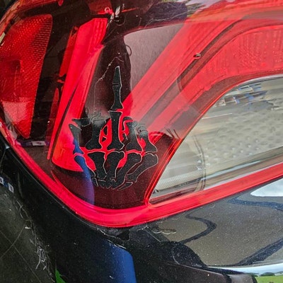 Stick Figure Flipping off Vinyl Decal - Etsy