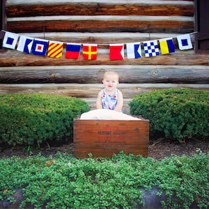 Nautical Flag Stickers Vinyl Peel and Stick 1.5 Square | Etsy