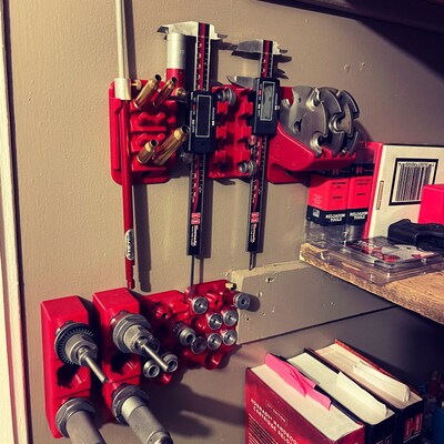 8 Shell Plate and Locator Pin Holder for Dillon 550 Reloading Machine ...